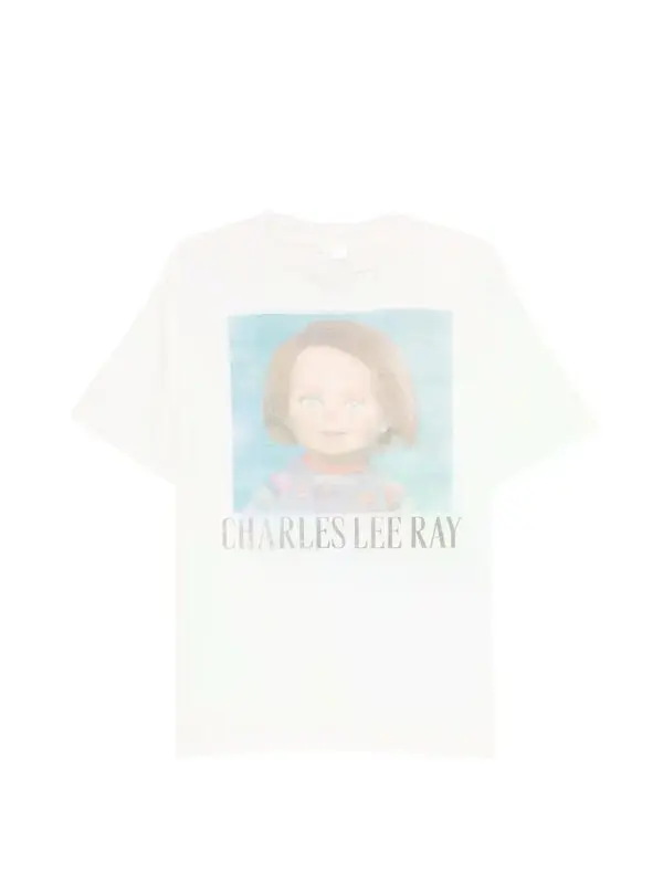 LE MONT SAINT MICHEL Graphic-print T-shirt - Grey