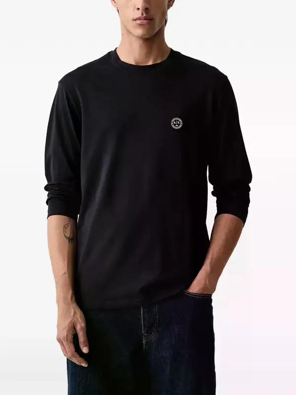 Armani Exchange Logo-patch Long-sleeve T-shirt
