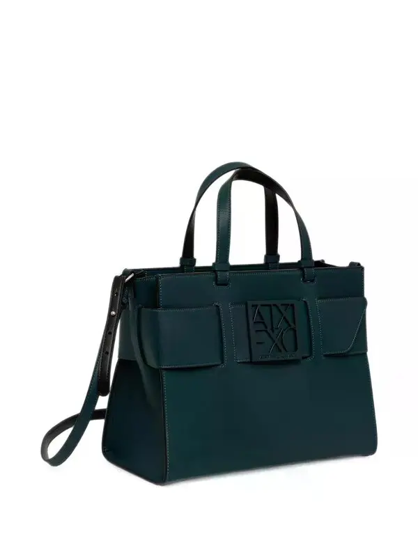 Armani Exchange Logo-plaque Tote Bag