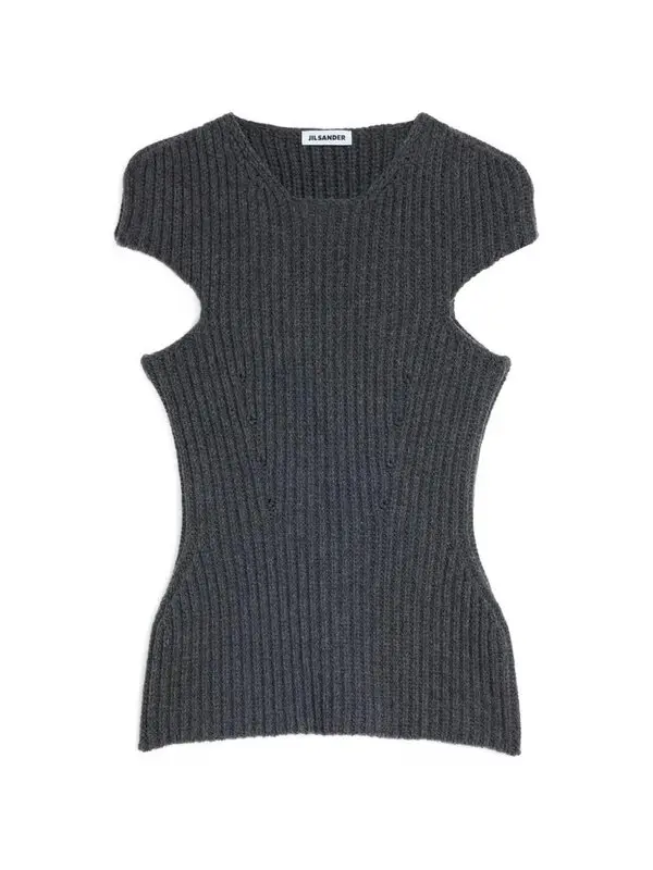 JIL SANDER Wool-knit Top