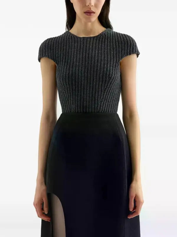 JIL SANDER Wool-knit Top