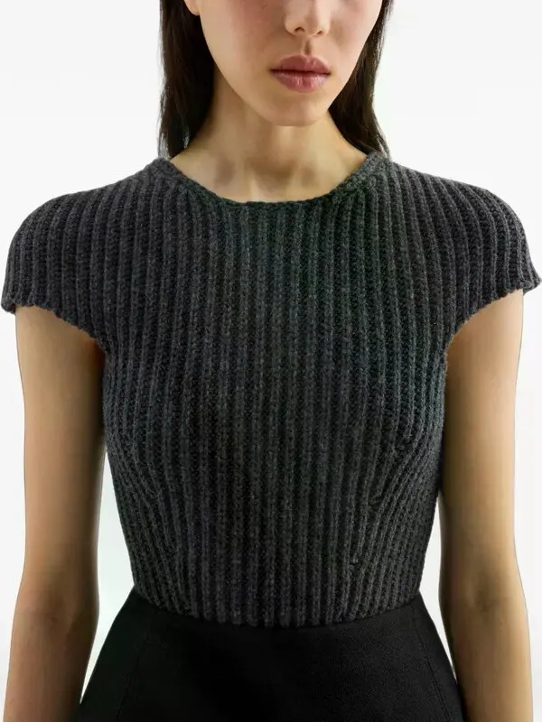 JIL SANDER Wool-knit Top