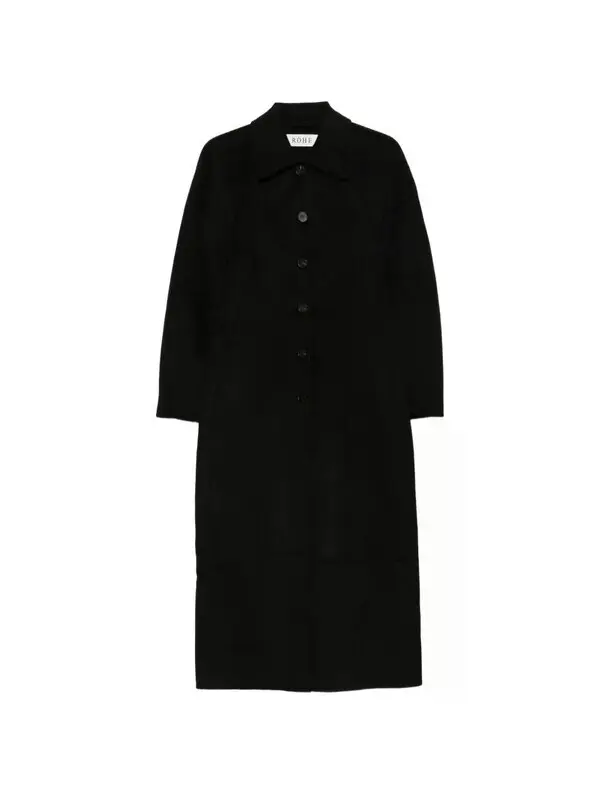 RÓHE Button-fastening Spread-collar Coat