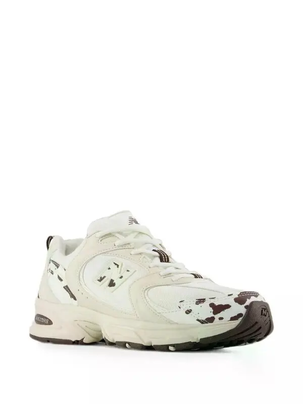NEW BALANCE 530 Cow-print Sneakers - White