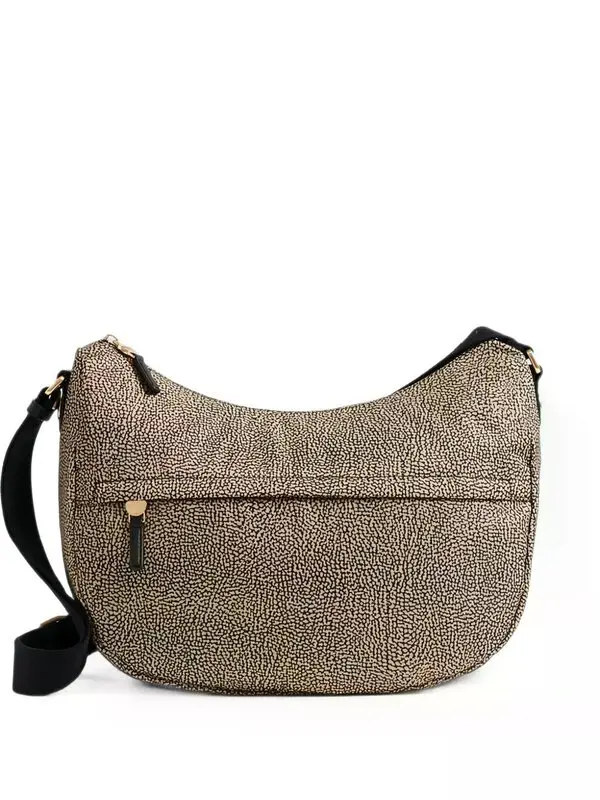 Borbonese B-club Luna Partridge-print Shoulder Bag