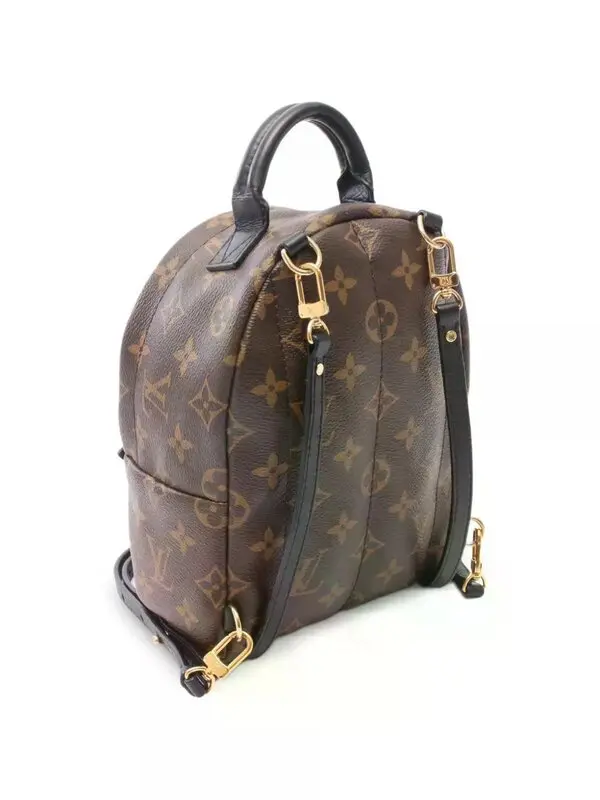 LOUIS VUITTON 2016 Palm Springs Monogram Backpack - Brown