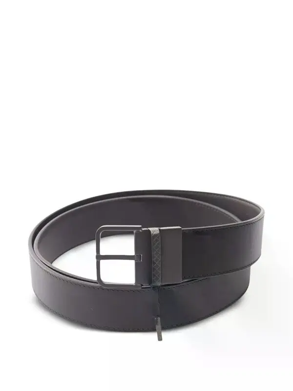 Bottega Veneta 2010s Reversible Leather Belt - Brown