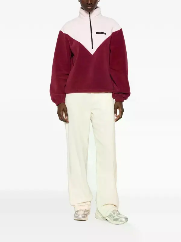 Canada Goose Colour-block Fleece Sweatshirt - Red