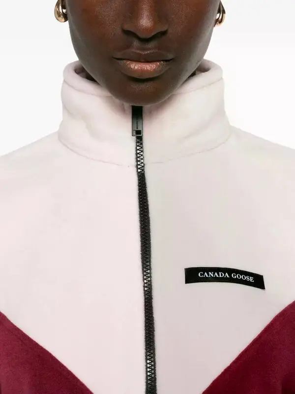 Canada Goose Colour-block Fleece Sweatshirt - Red