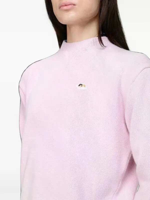 Fiorucci Logo-patch Merino Wool Sweater