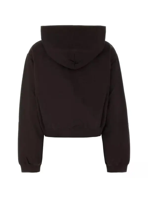 Gucci Logo-embellished Cropped Hoodie