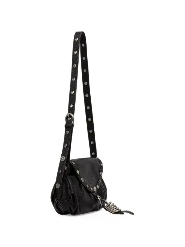 Miss Sixty Stud-embellished Buckle-detail Shoulder Bag
