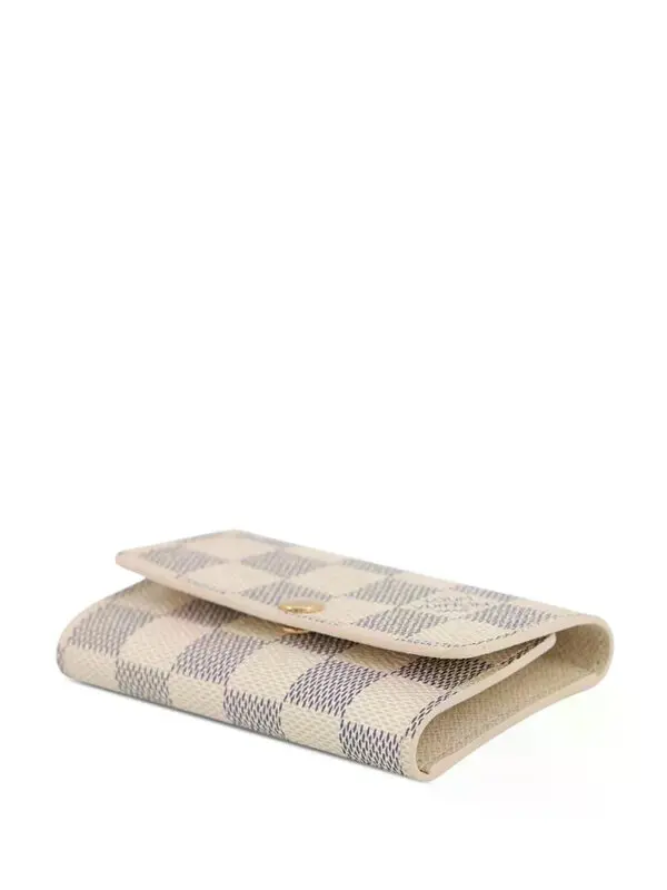 LOUIS VUITTON 2000-2026 Damier Azur 6 Key Holder