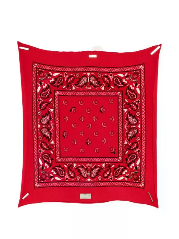 BARRIE Paisley-print Scarf