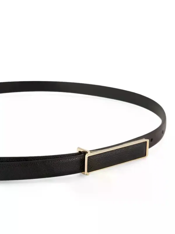 TOM FORD Leather Rectangle-buckle Belt