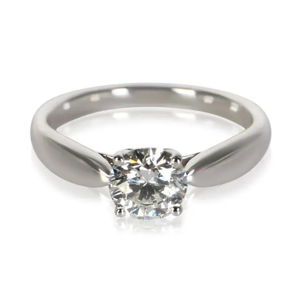 Tiffany & Co. 0.7 Ct Round Brilliant Diamond Harmony Solitaire Engagement Ring - Platinum