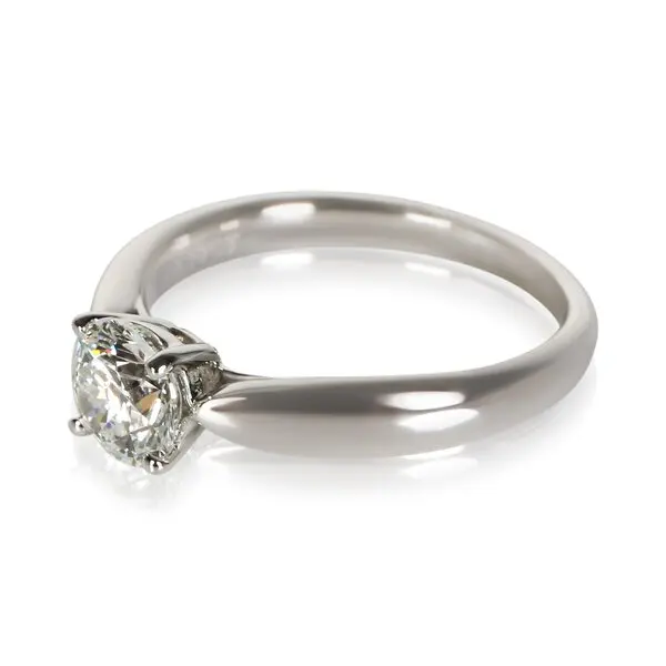 Tiffany & Co. 0.7 Ct Round Brilliant Diamond Harmony Solitaire Engagement Ring