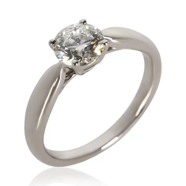 Tiffany & Co. 0.7 Ct Round Brilliant Diamond Harmony Solitaire Engagement Ring