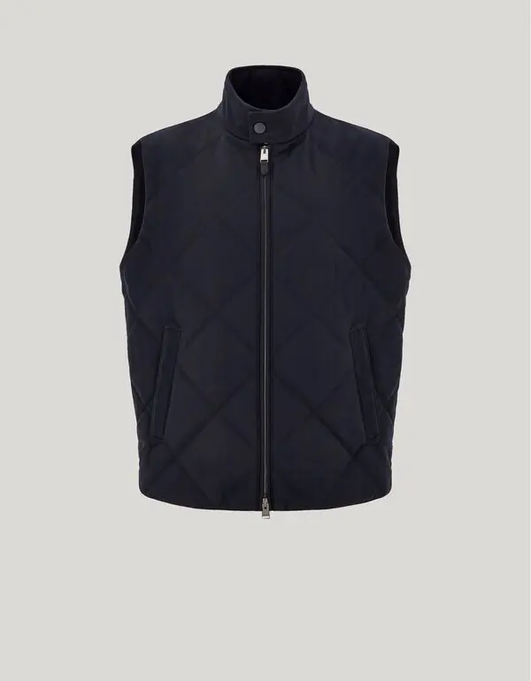 Canali Technical Fabric Quilted Vest