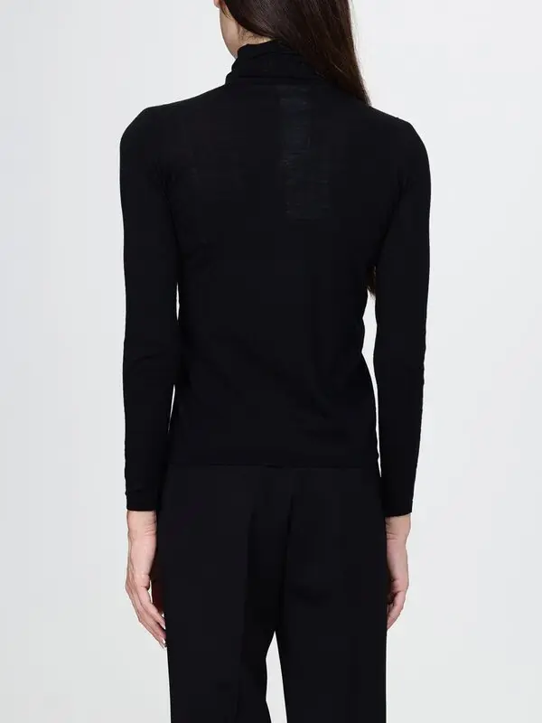 Max Mara Slim Fit Long-sleeved Turtleneck Jumper In Pure Wool