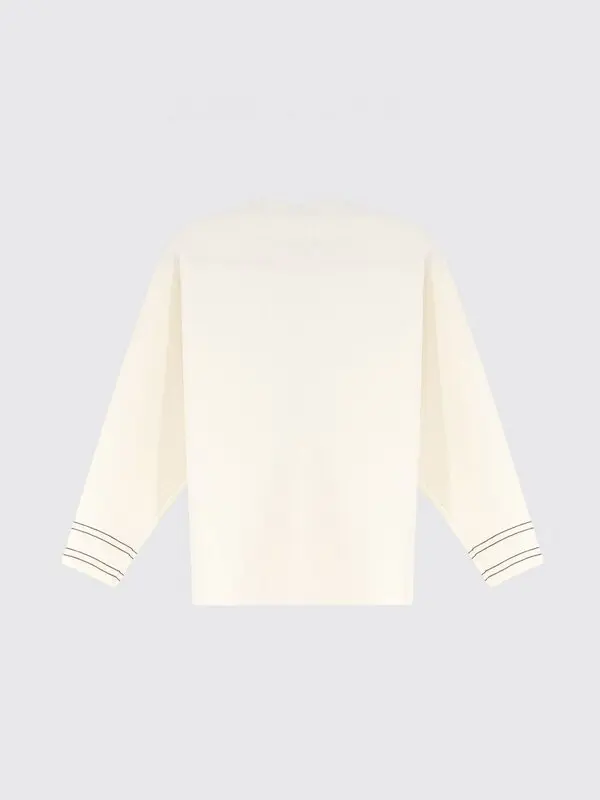 Max Mara V-neck Relaxed Fit Jumper In Wool Blend With Dropped Shoulders