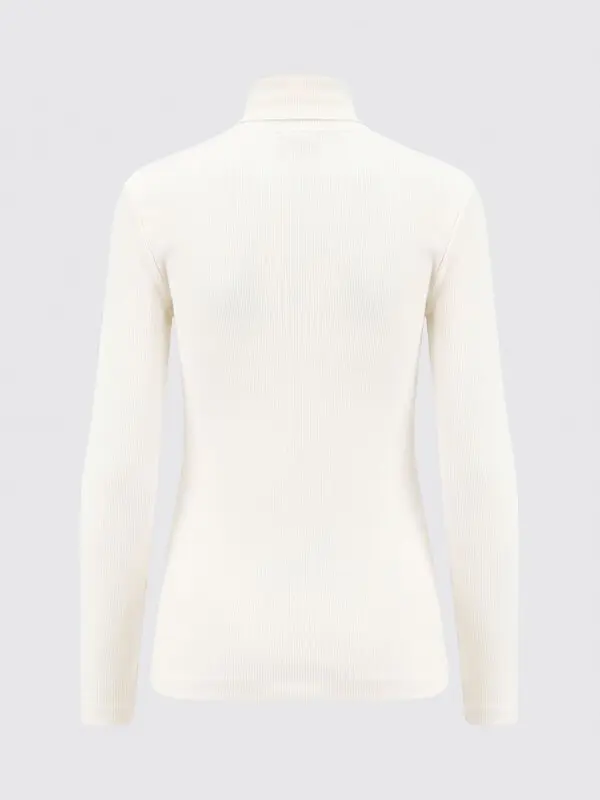 Max Mara Ribbed Wool Slim Fit Turtleneck Jumper