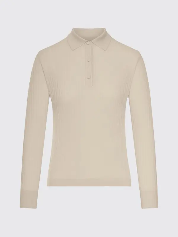 Max Mara Cashmere And Silk Polo Shirt - Cream