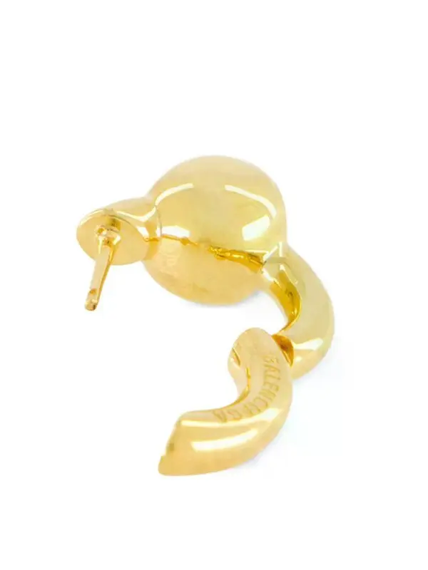Balenciaga Atom Hoop Earrings