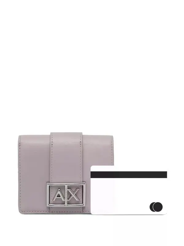 Armani Exchange Logo-plaque Wallet - Purple