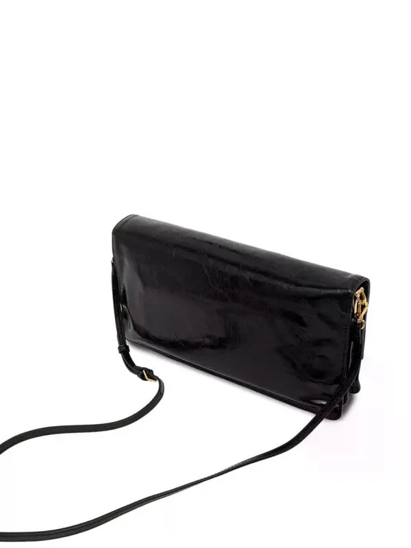 Patrizia Pepe Fly-logo Crossbody Bag - Black