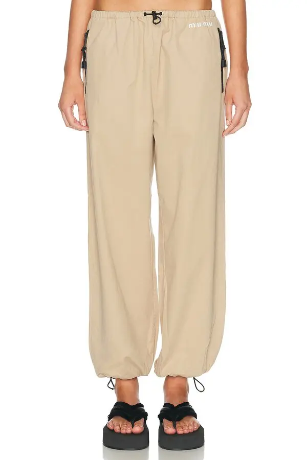 Miu Miu Gabardine Old Pant