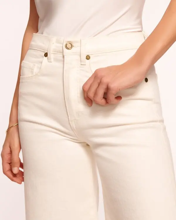 Ramy Brook Tyra 5-pocket Cropped Wide Leg Jean