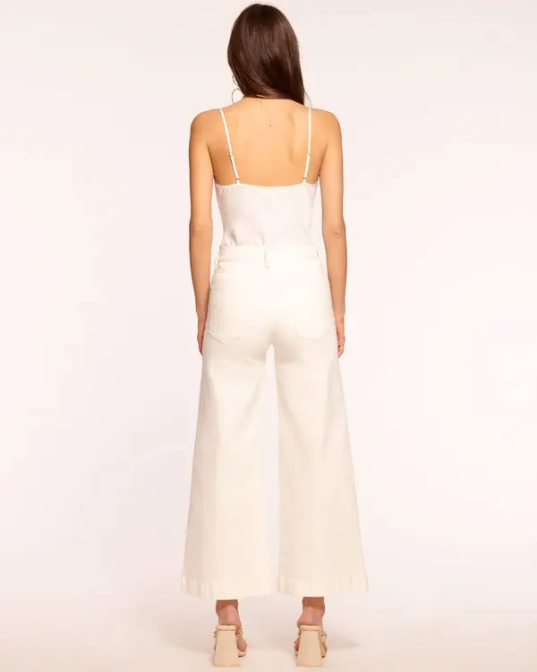 Ramy Brook Tyra 5-pocket Cropped Wide Leg Jean