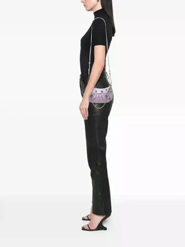 Balenciaga 2010 Mini Lambskin Motocross Le Cagole Satchel