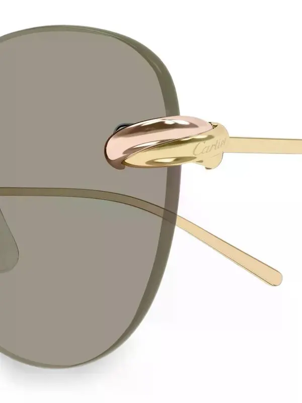 Cartier Trinity Rimless Sunglasses