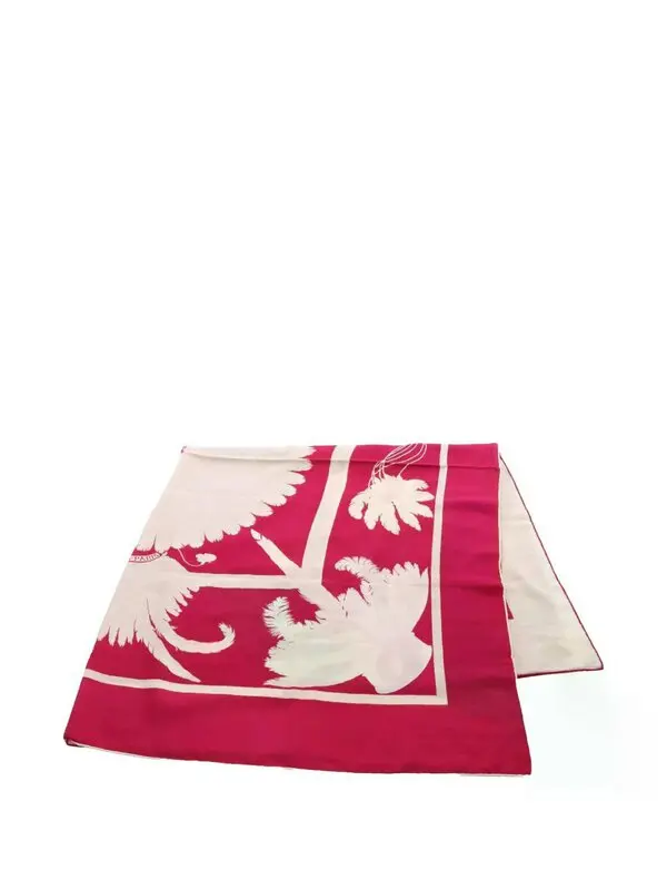 Hermès 2020s Brazil Tattoo Scarf - Purple