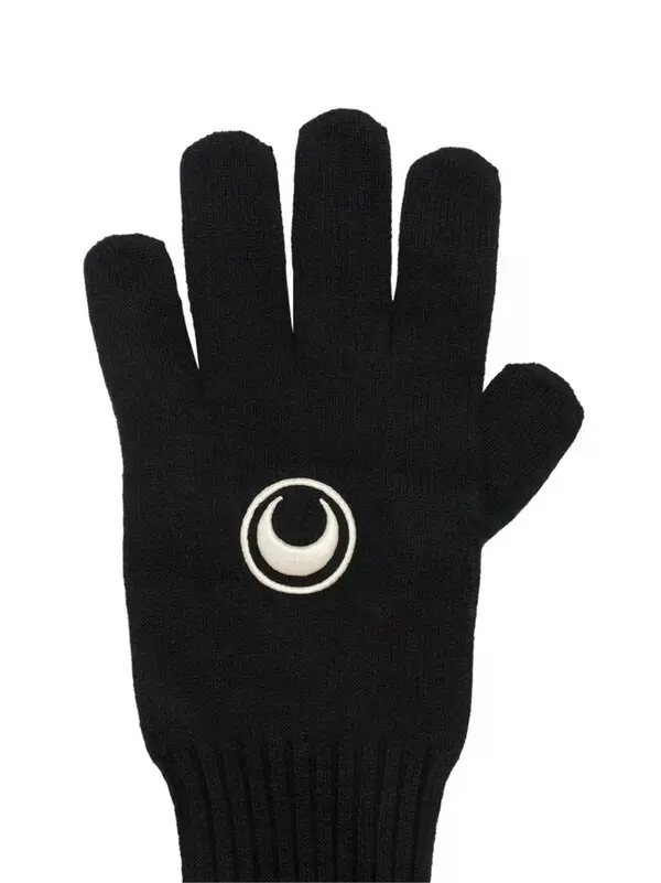 MARINE SERRE Merino Wool Knit Gloves