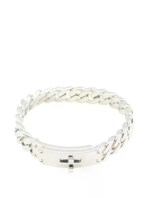 Hermès 2010s Kelly Grommet Bracelet - Silver