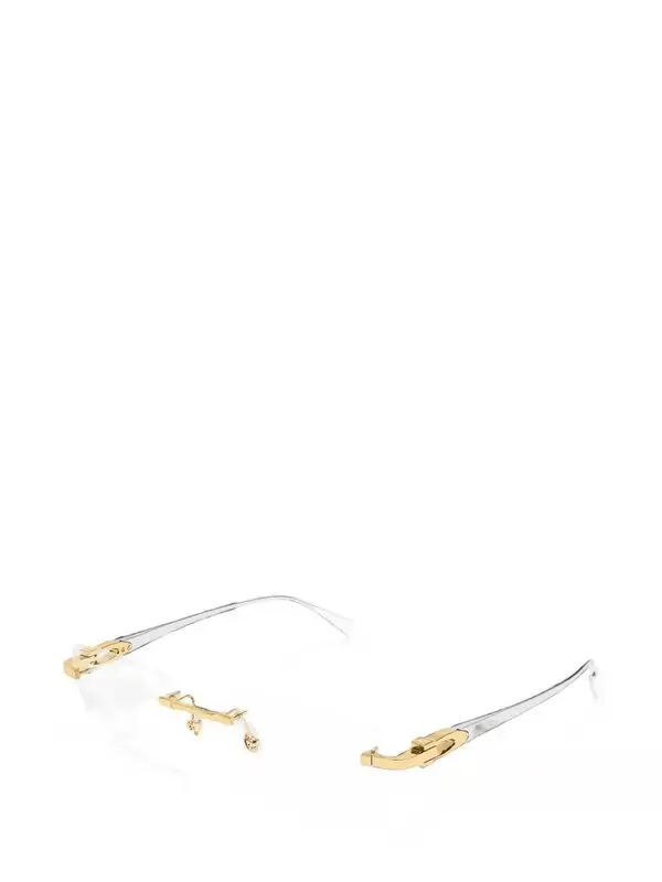 Cartier Rimless Rectangle-frame Glasses