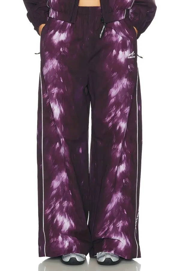 Balenciaga Tracksuit Skiwear Pant In Purple - Violet
