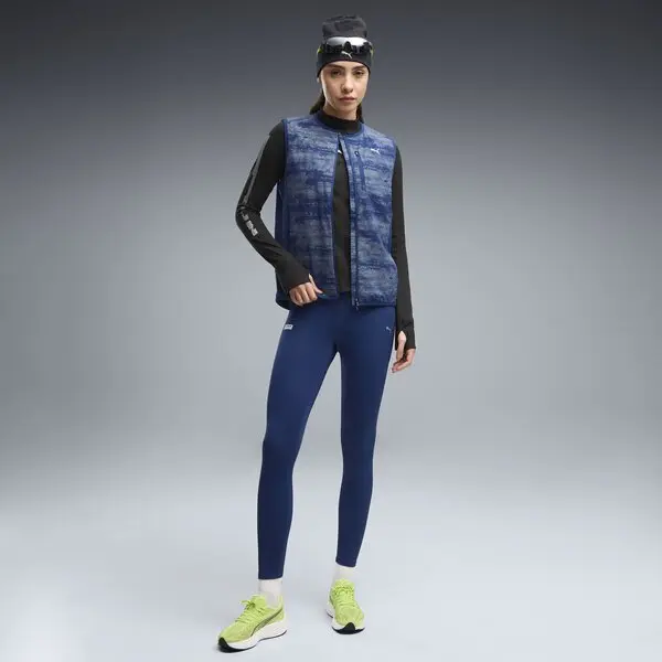 PUMA Brightstride Warmcell Performance Running Insulated Tights - Blue