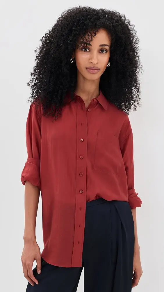 REFORMATION Eli Oversized Shirt