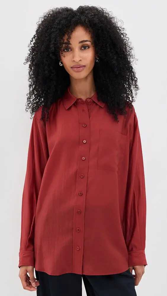 REFORMATION Eli Oversized Shirt