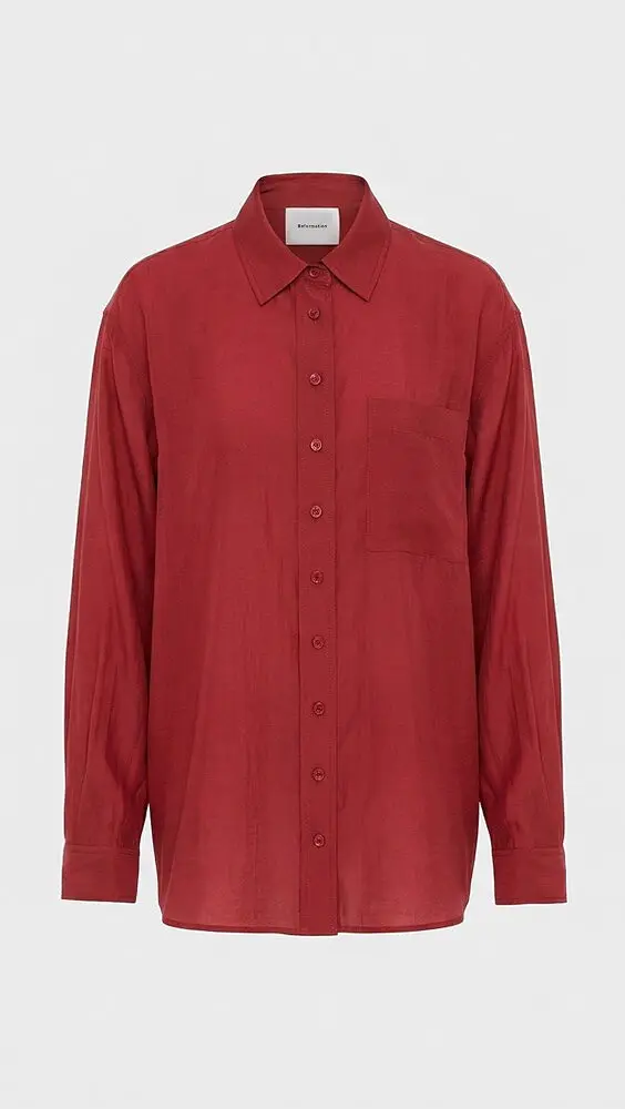 REFORMATION Eli Oversized Shirt
