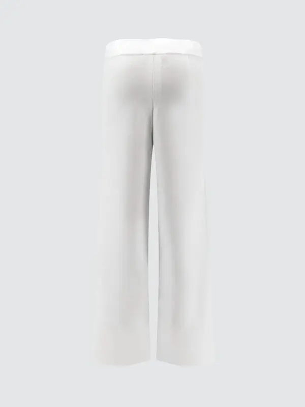 Max Mara High-waisted Wide Leg Knit Trousers In A Wool Blend