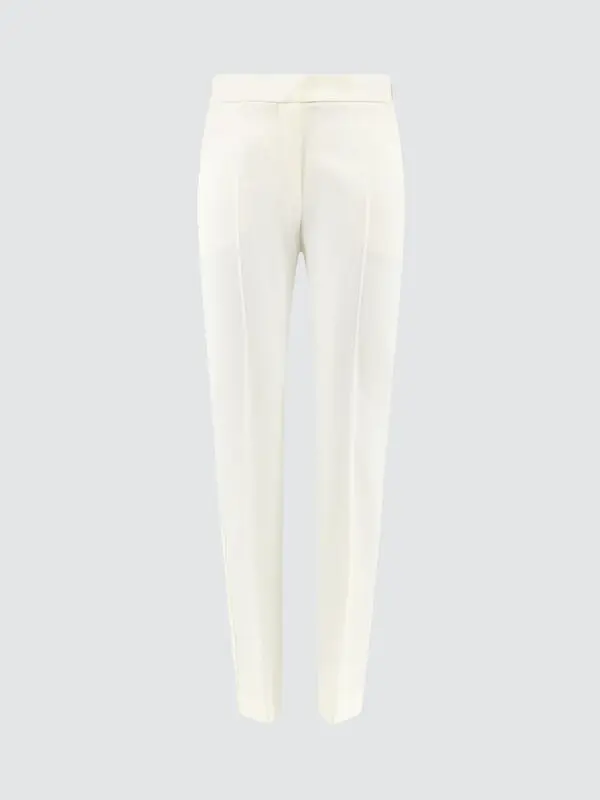 Max Mara Acino Mid-rise Slim Fit Skinny Wool Trousers