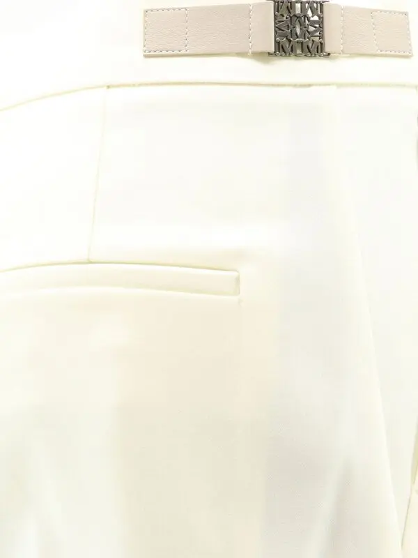 Max Mara Acino Mid-rise Slim Fit Skinny Wool Trousers