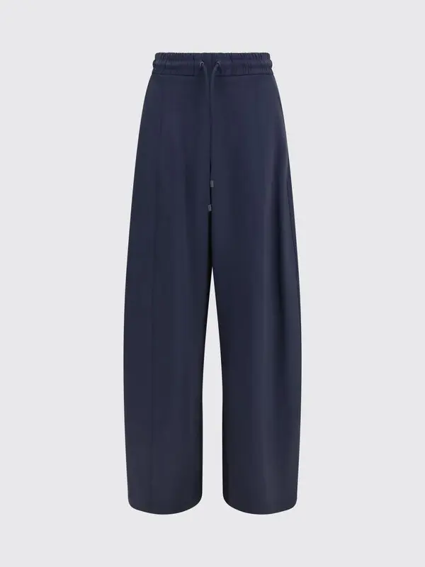 Max Mara Olmo Wide-leg High-waisted Technical Fabric Jogging Trousers