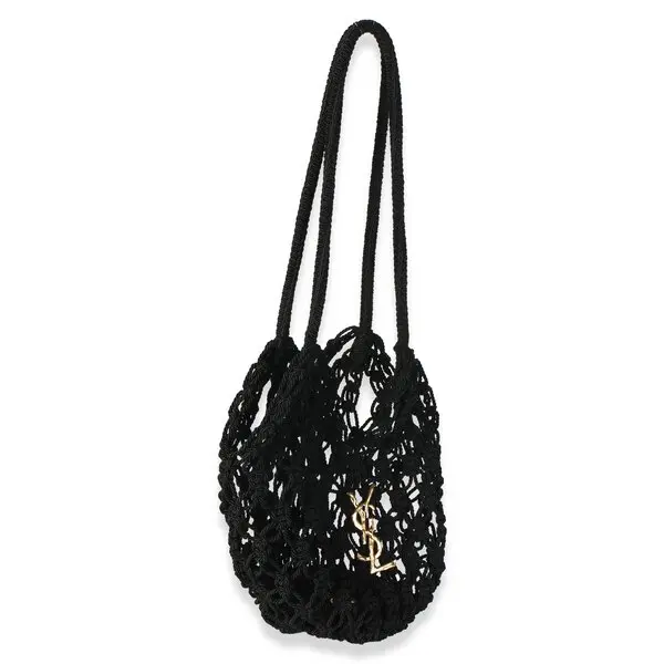 Saint Laurent Crochet Shopping Bag
