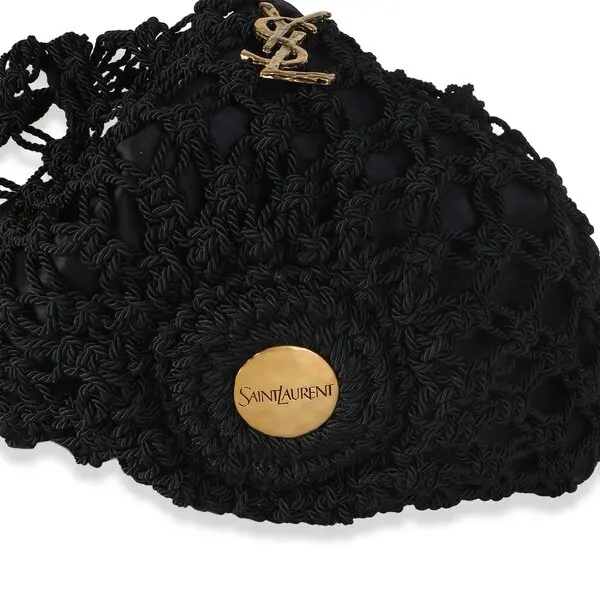 Saint Laurent Crochet Shopping Bag